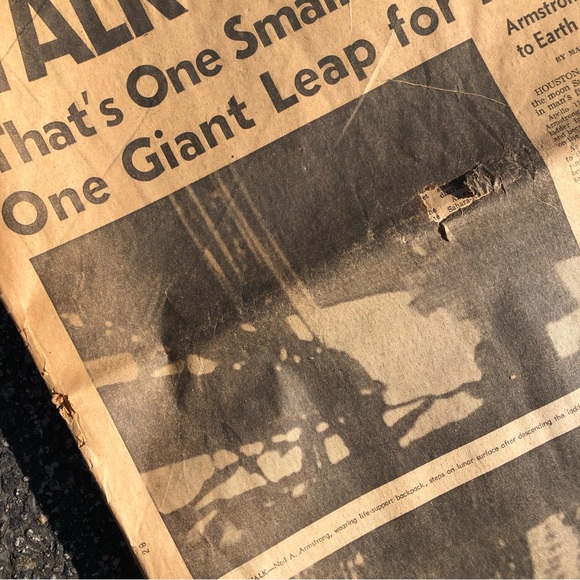 Other | Rare Space Race Newspaper Collection Of 5 1958 1969 Walk On ...